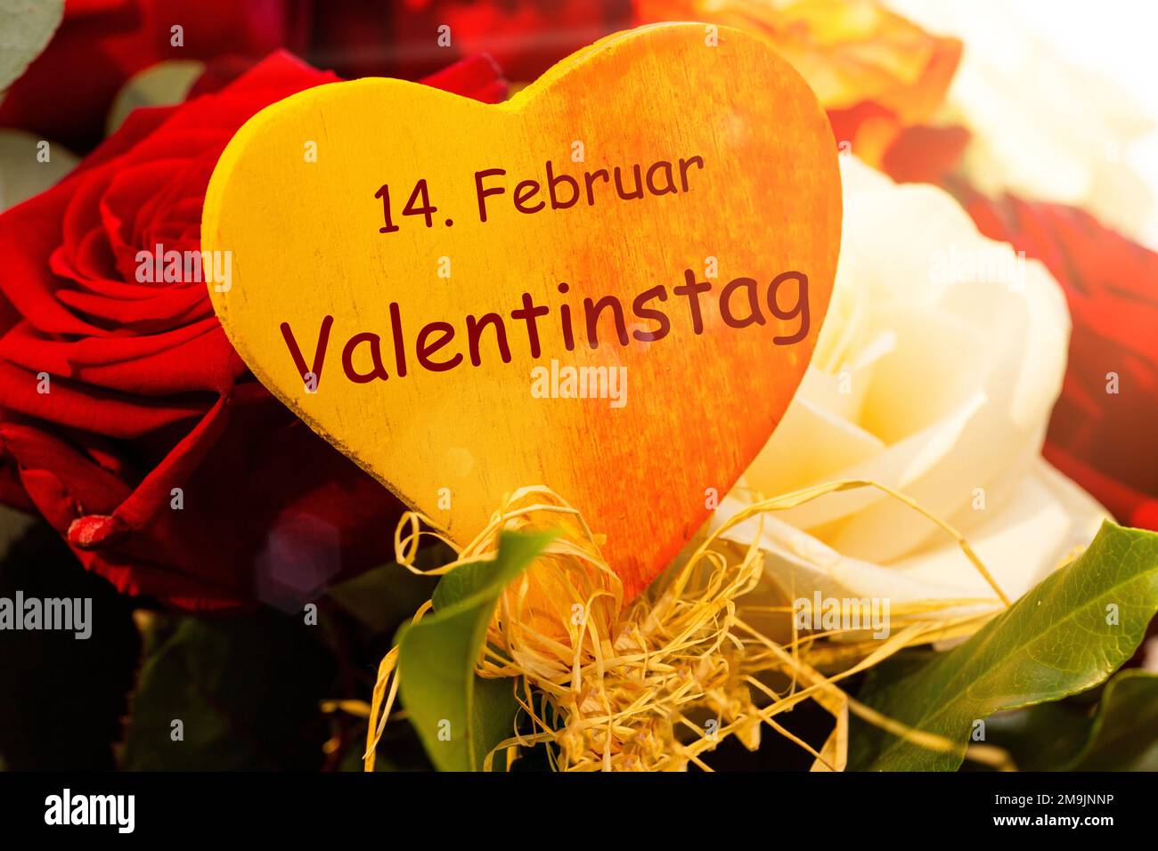 Remembrance of Valentine's Day on 14 February 2023 with a bouquet of ...