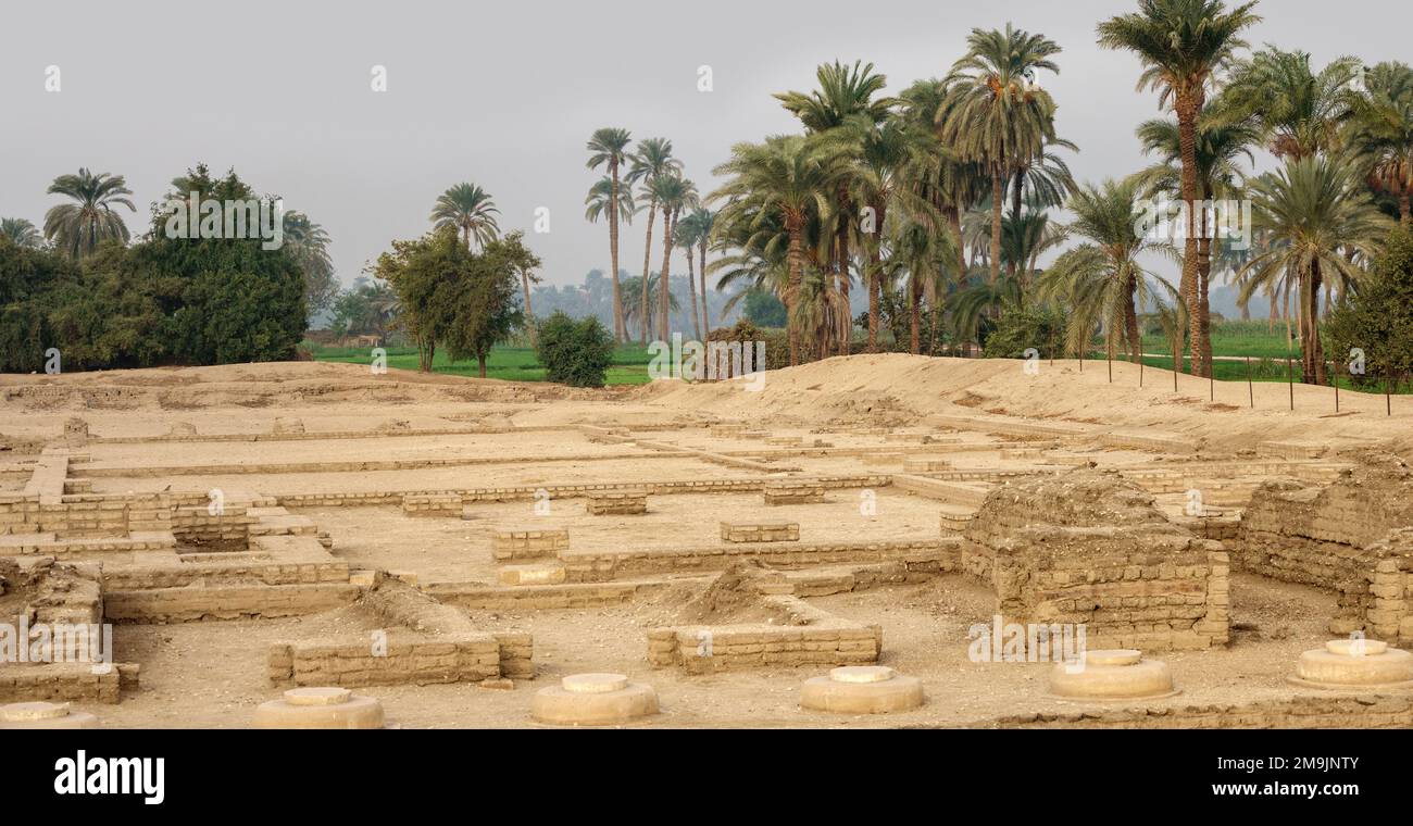 The Northern Palace at Tell el-Amarna also known as Akhetaten, horizon ...