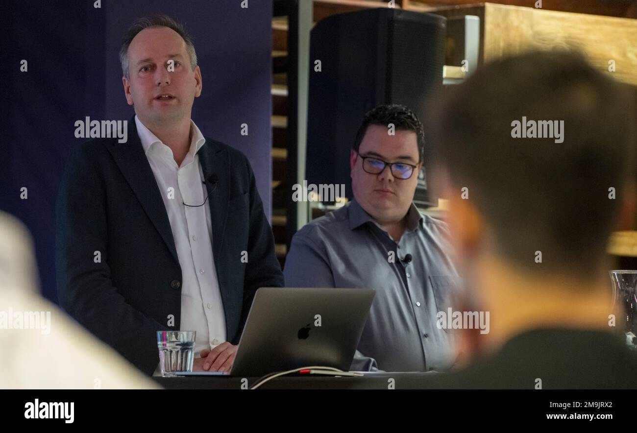THE HAGUE - Rob Keijsers during the Volt congress about the statutes ...