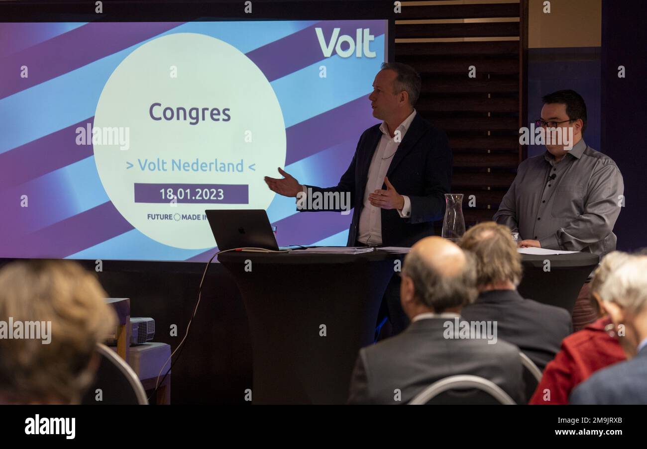 THE HAGUE - Rob Keijsers during the Volt congress about the statutes ...
