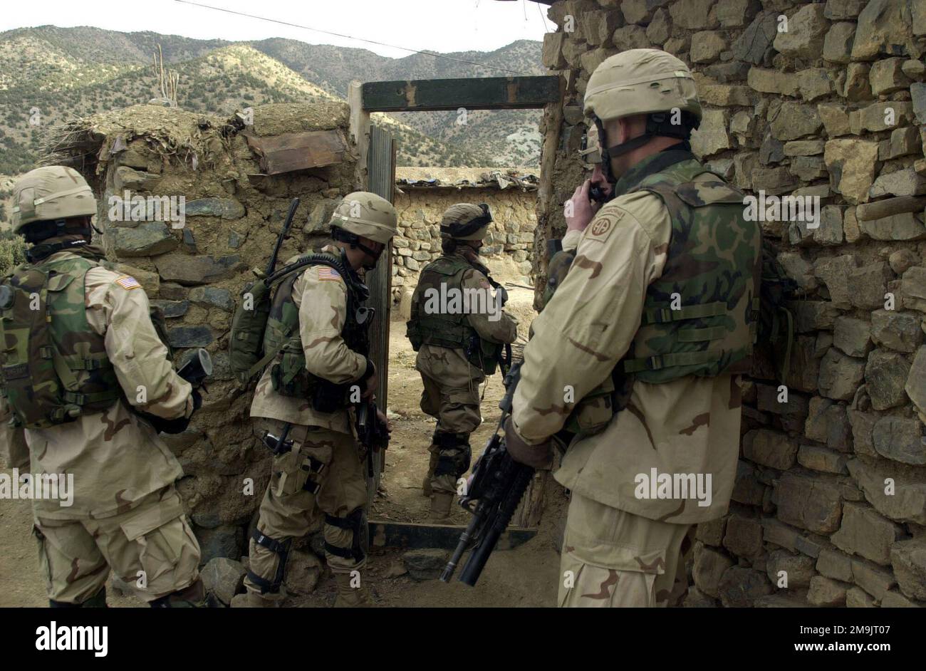 Soldiers of "C" Company, 1ST Battalion, 504th Parachute Infantry ...