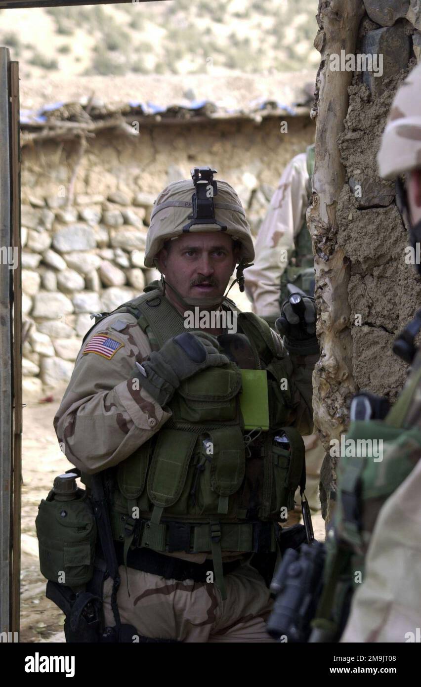 A soldier with "C" Company, 1ST Battalion, 504th Parachute Infantry ...