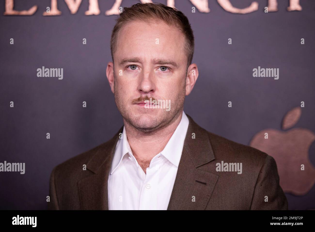 Ben Foster Poses For Photographers Upon Arrival For The Premiere Of The Film Emancipation In