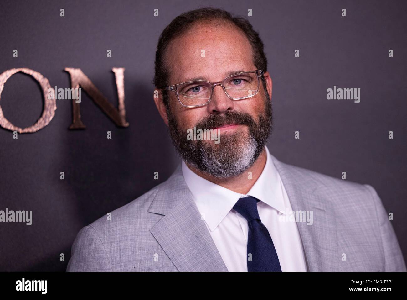 David Denman poses for photographers upon arrival for the premiere of ...