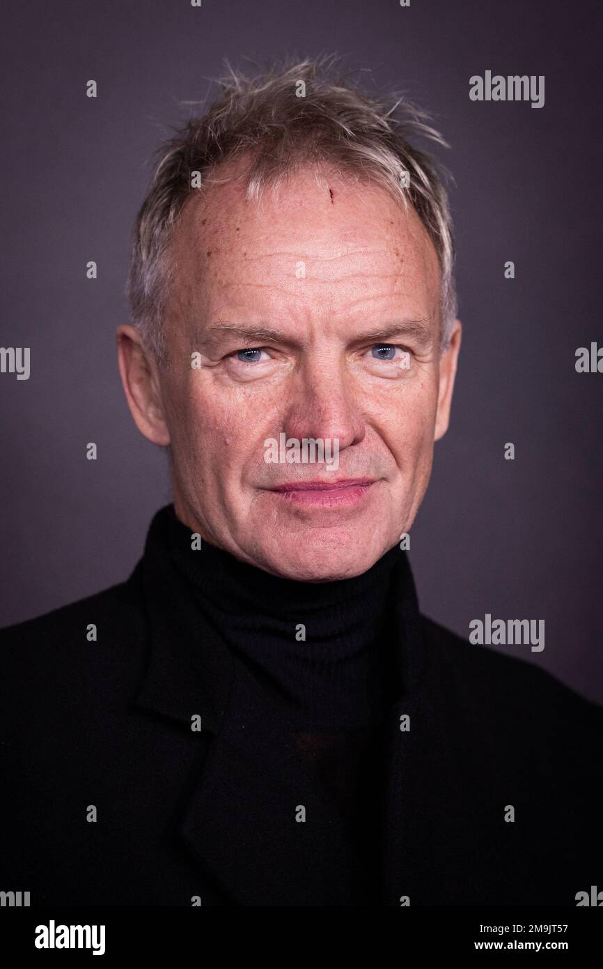 Gordon Sumner a.k.a. Sting poses for photographers upon arrival for the ...