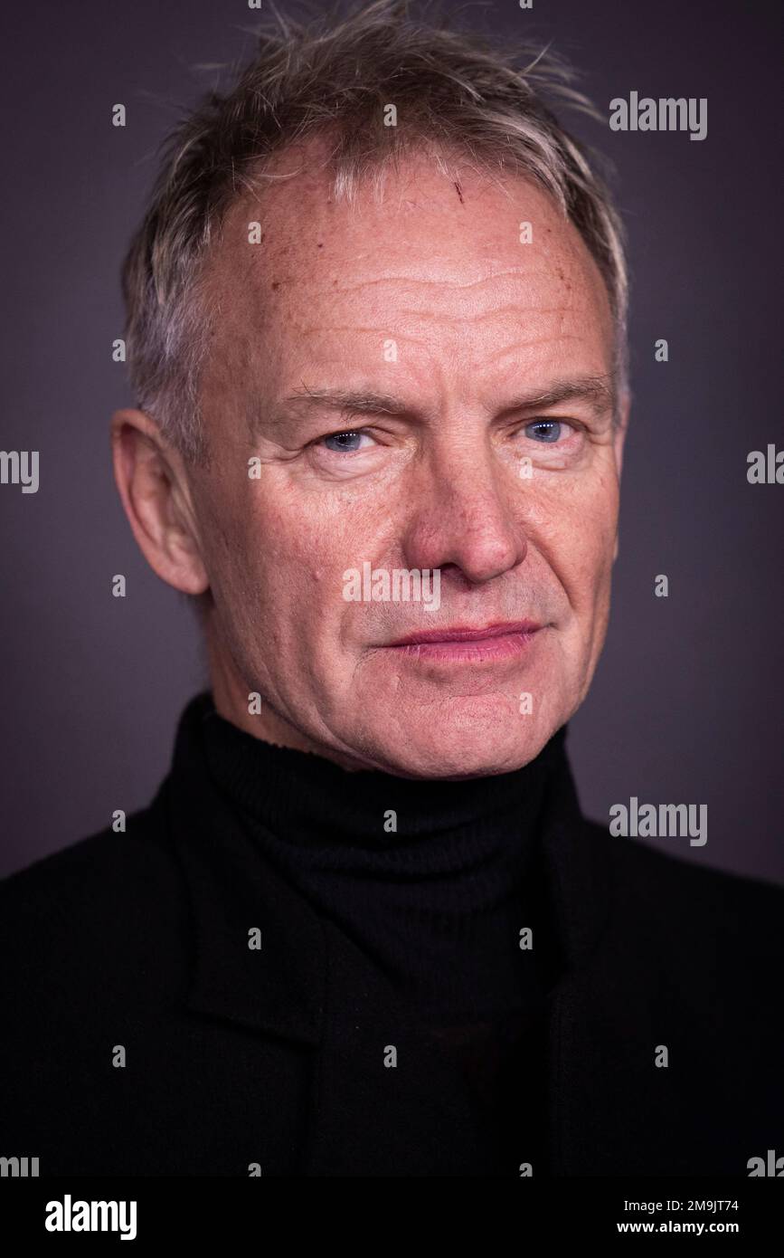 Gordon Sumner a.k.a. Sting poses for photographers upon arrival for the ...
