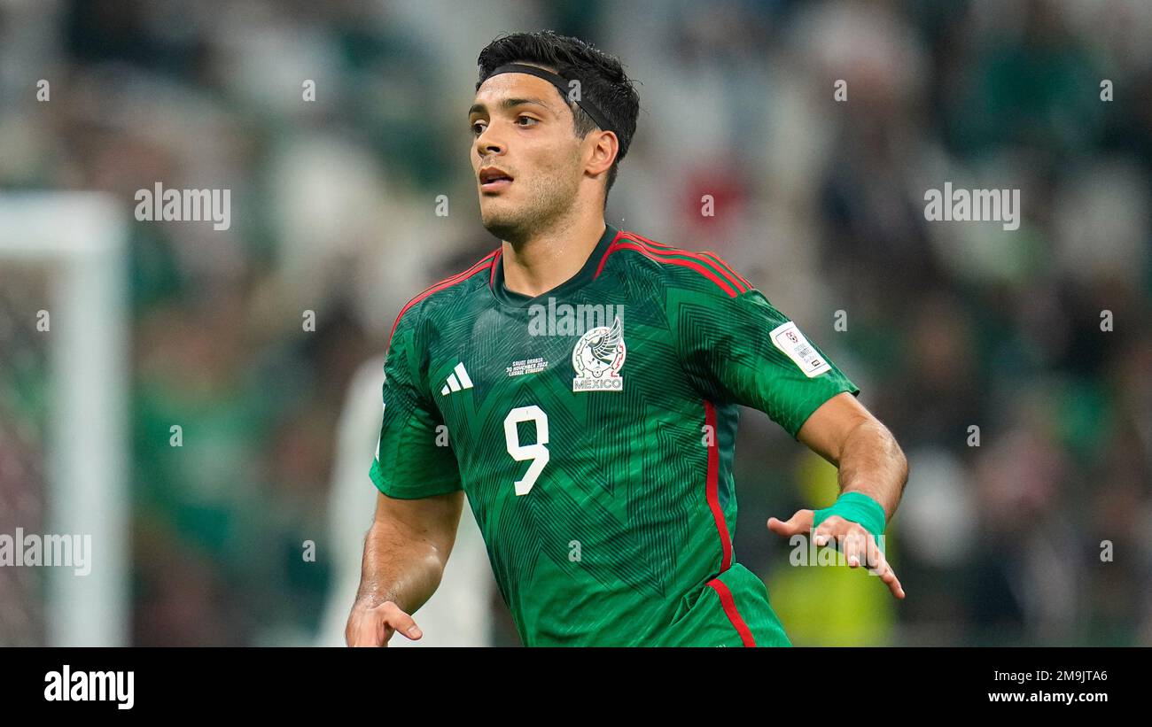 Mexico's Raul Jimenez in action during the World Cup group C soccer ...