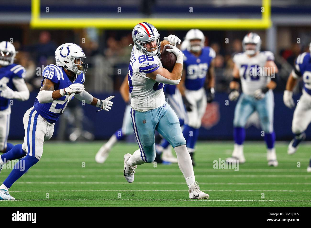 Dallas Cowboys tight end Dalton Schultz (86) is seen during an NFL ...