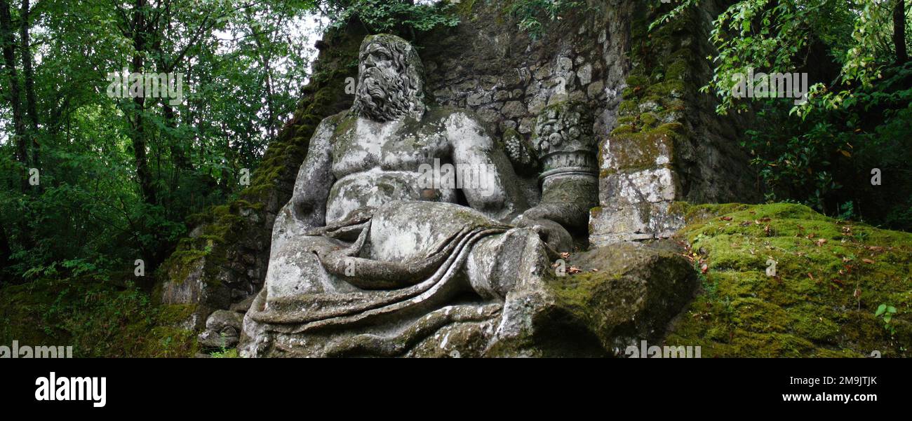 The Park of the Monsters of Bomarzo(Viterbo),is a Renaissance garden of ...