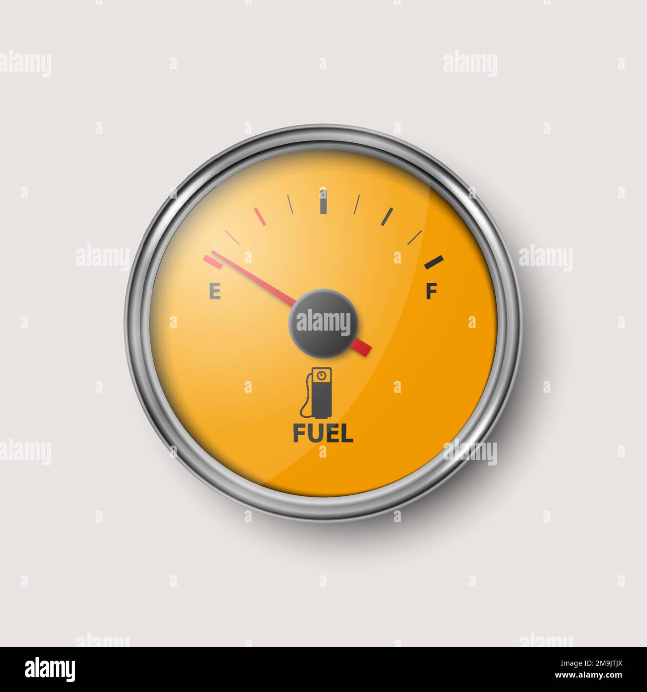 Vector 3d Realistic Gray Metal Silver, Chrome, Steel Gas Fuel Tank ...