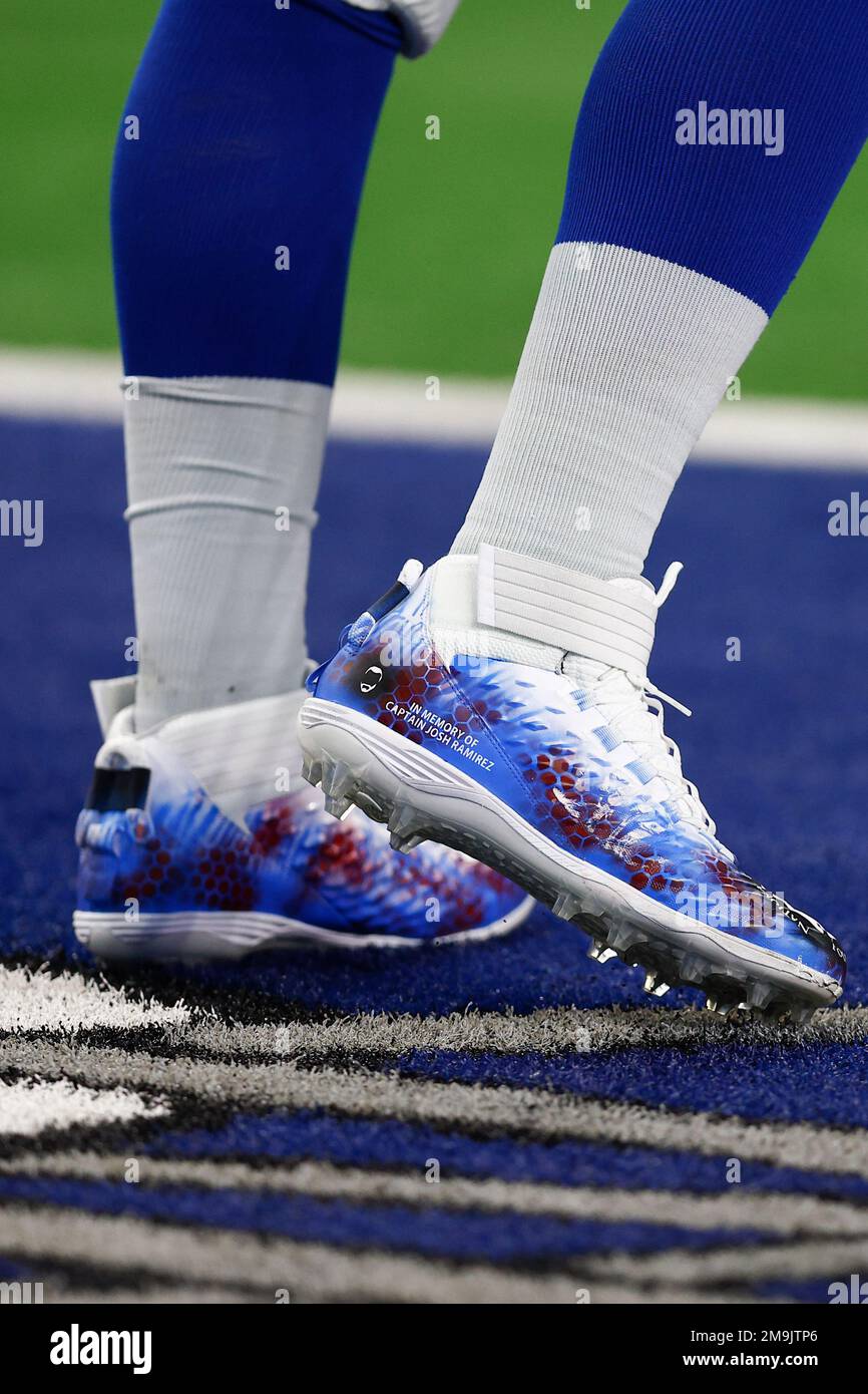 Indianapolis Colts guard Danny Pinter (63) wears my cause my cleats ...