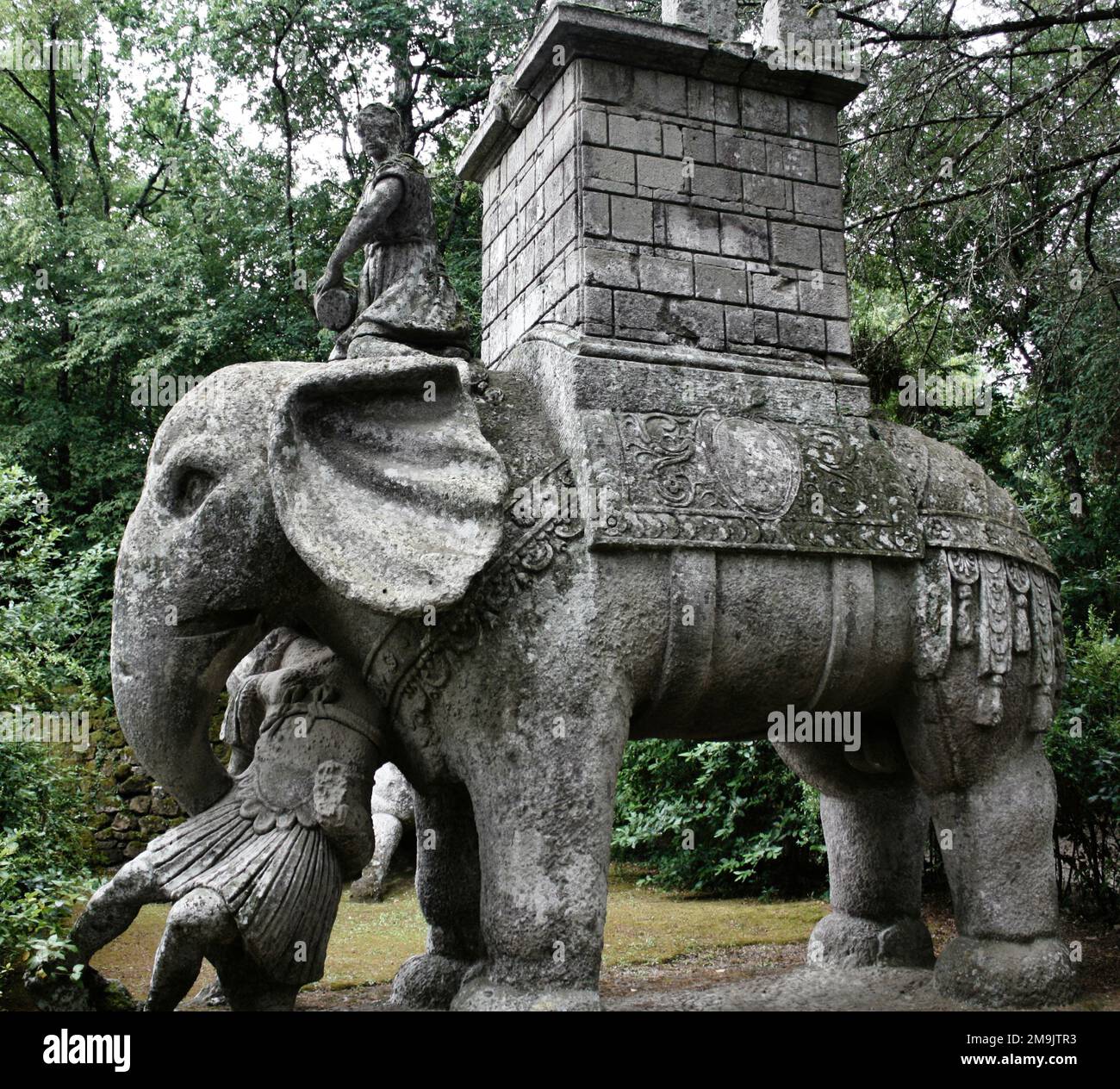 The Park of the Monsters of Bomarzo(Viterbo),is a Renaissance garden of ...