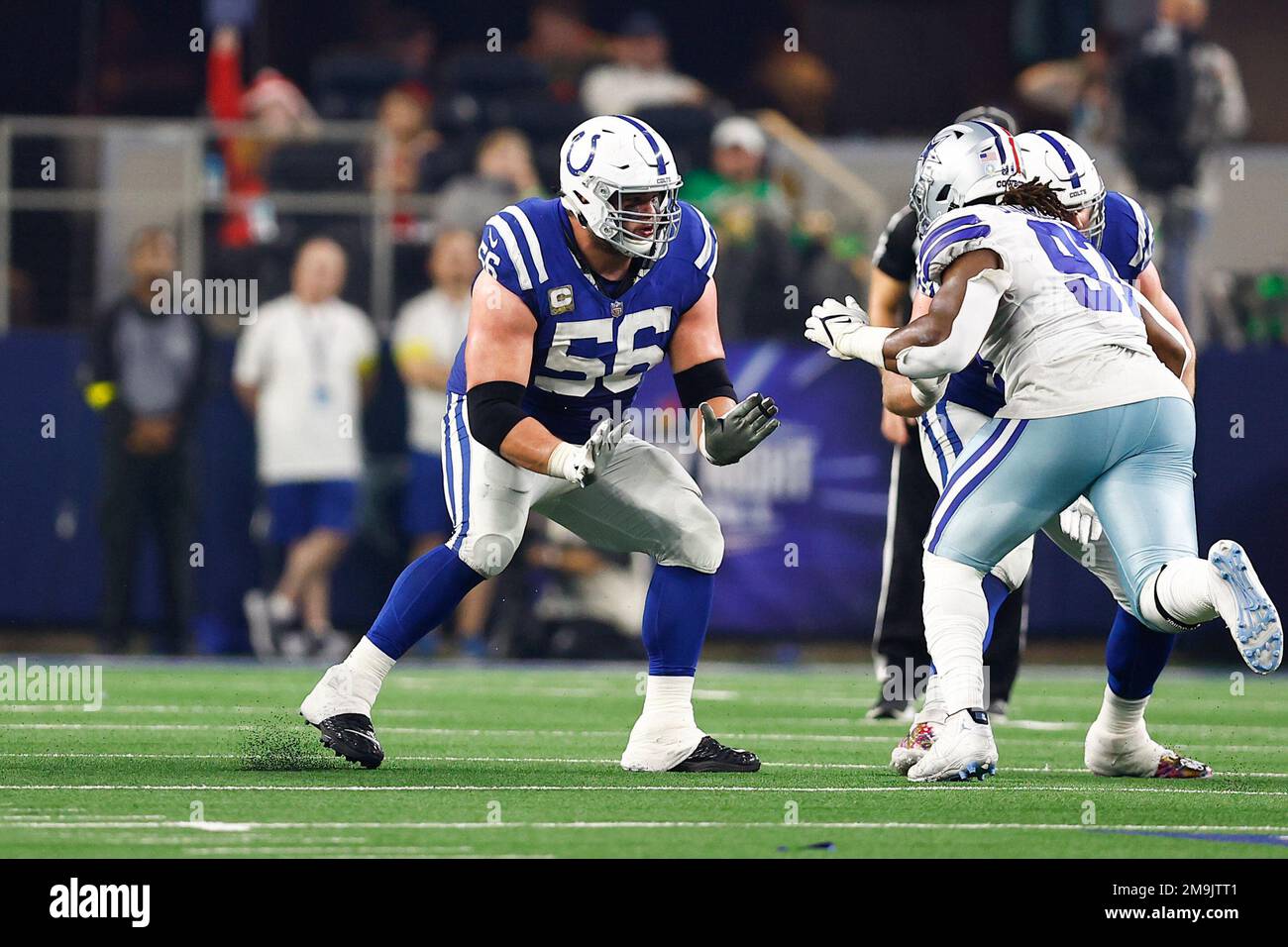 Indianapolis Colts guard Quenton Nelson (56) is seen during an NFL ...