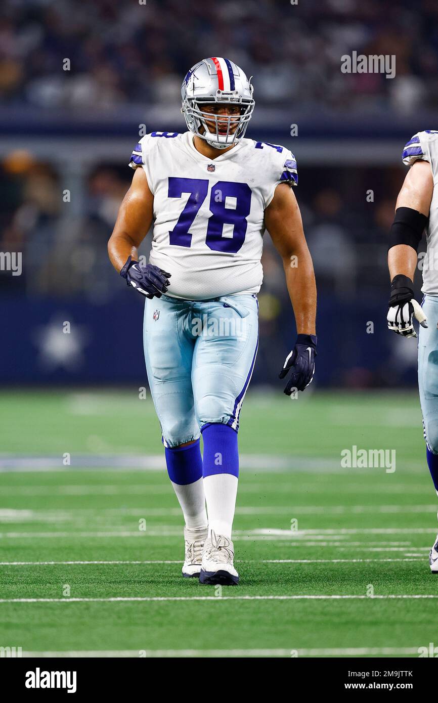 Dallas Cowboys offensive tackle Terence Steele (78) is seen during an ...