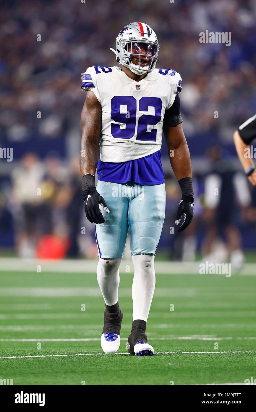 Dallas Cowboys defensive end Dorance Armstrong (92) is seen during an NFL football game against ...
