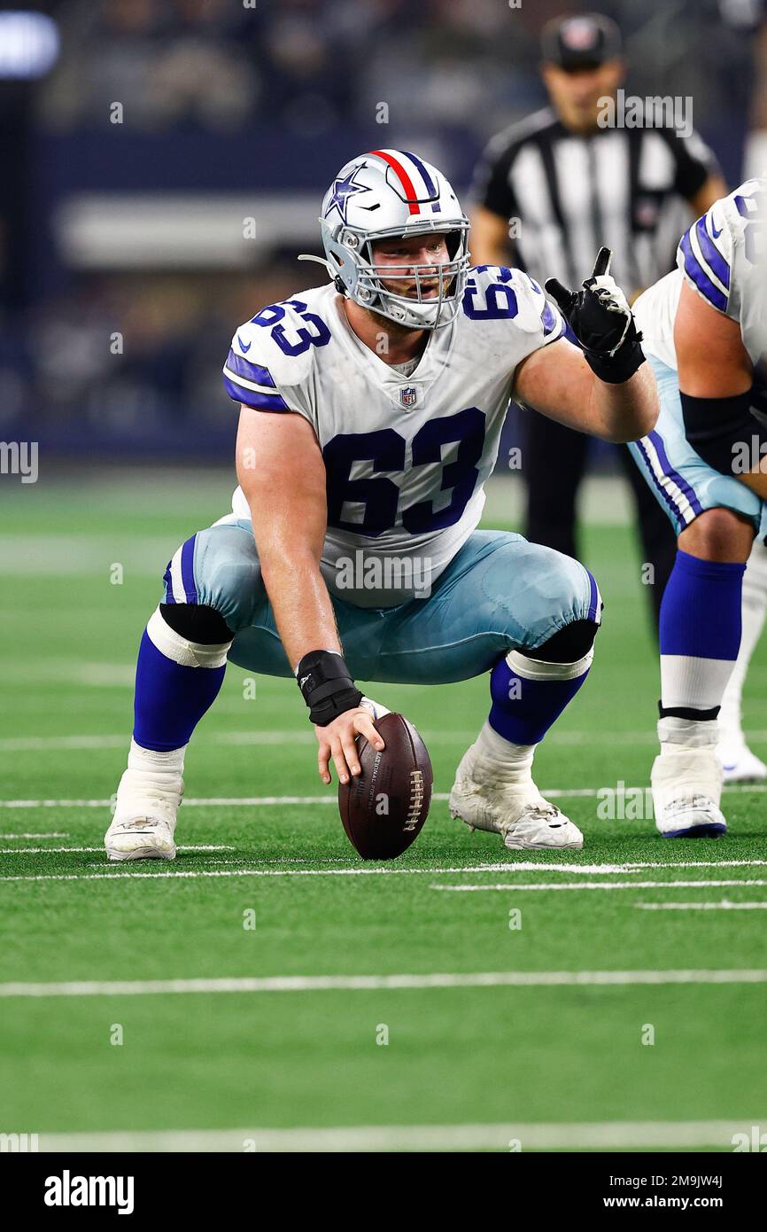 Dallas Cowboys center Tyler Biadasz (63) is seen during an NFL football ...
