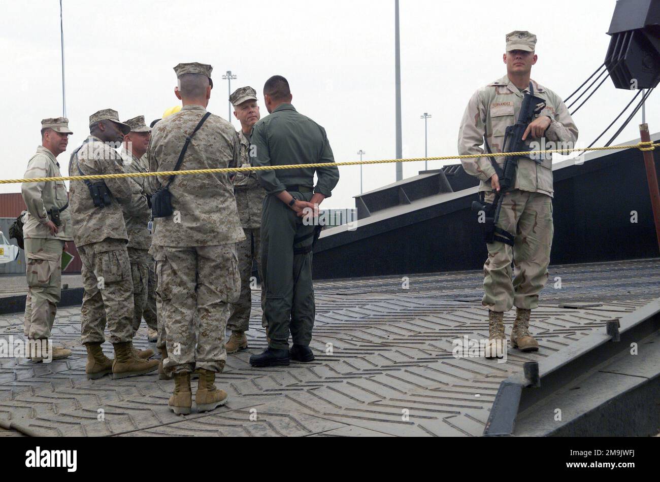 STAFF Sergeant (SSGT) Brian Fernandez, with the military police, stands ...