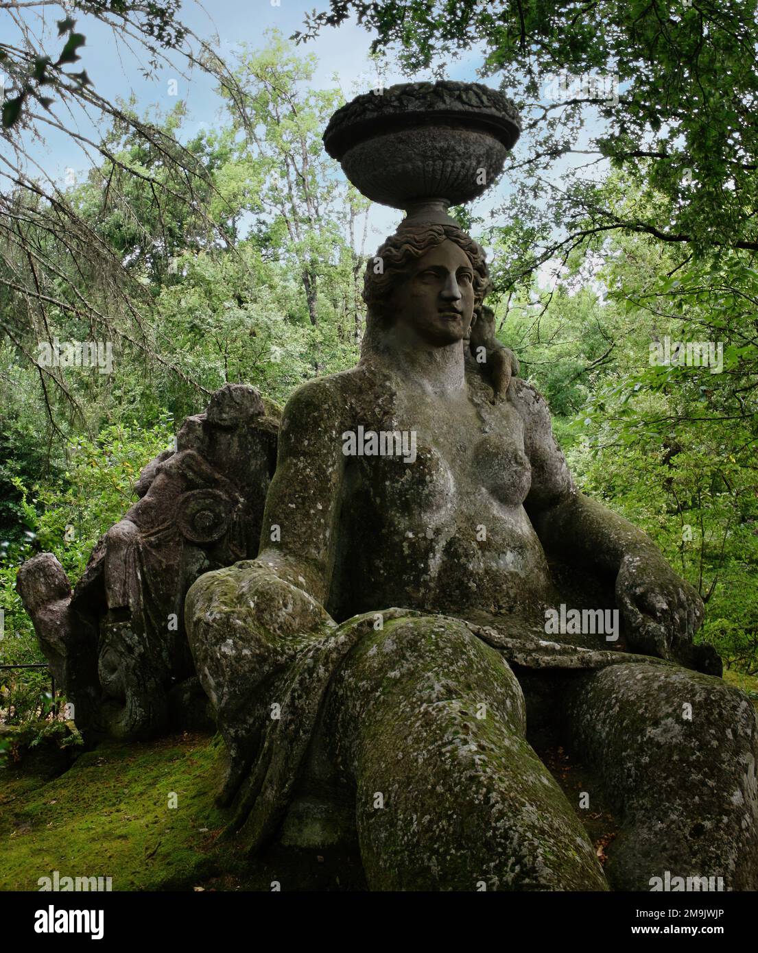 The Park of the Monsters of Bomarzo(Viterbo),is a Renaissance garden of ...