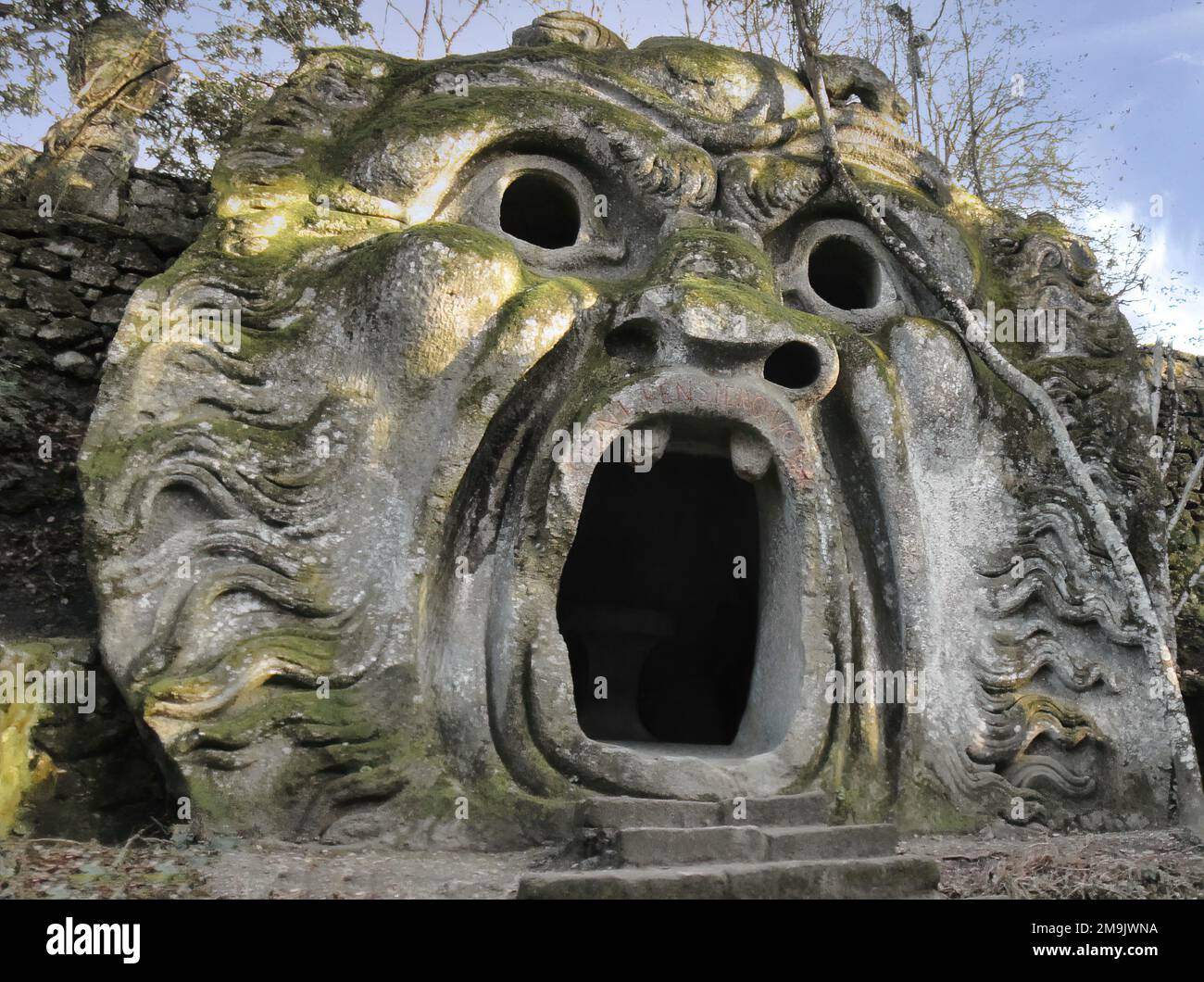 The Park of the Monsters of Bomarzo(Viterbo),is a Renaissance garden of ...