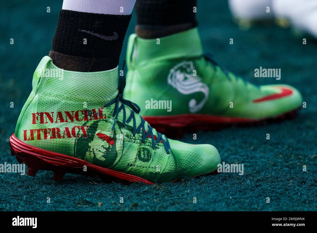 Philadelphia Eagles nose tackle Ndamukong Suh (74) wears his "My Cause ...