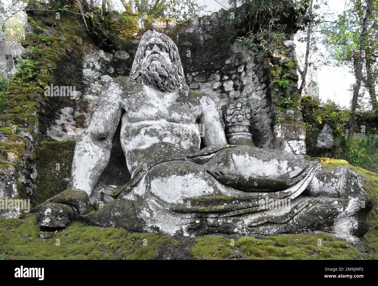 The Park of the Monsters of Bomarzo(Viterbo),is a Renaissance garden of ...