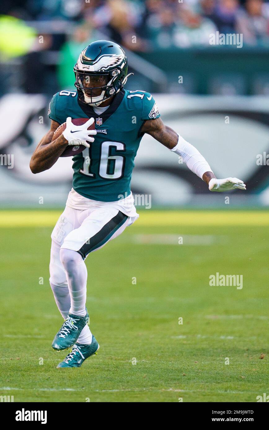 Philadelphia Eagles wide receiver Quez Watkins (16) in action during ...