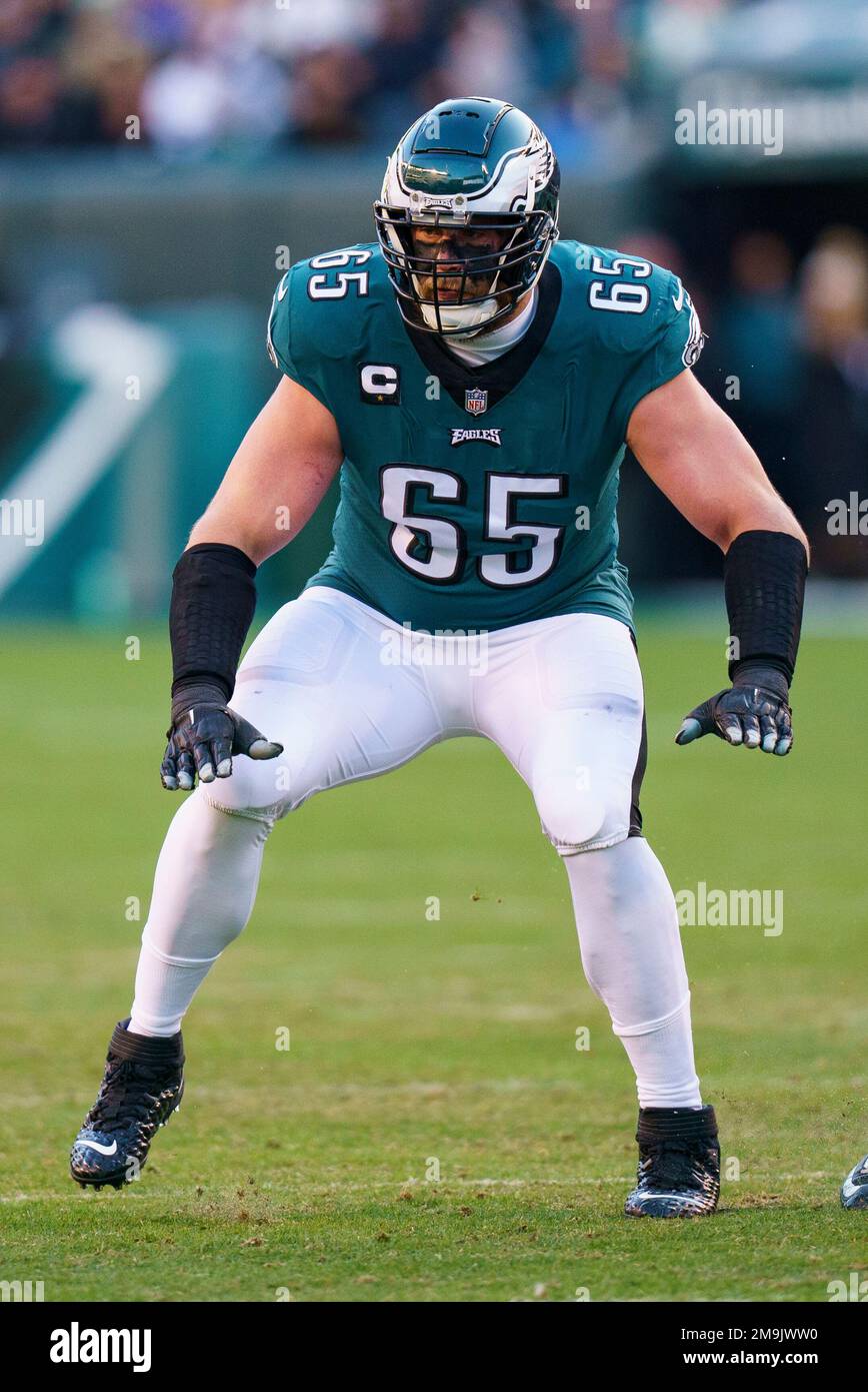 Philadelphia Eagles tackle Lane Johnson (65) in action during the NFL ...
