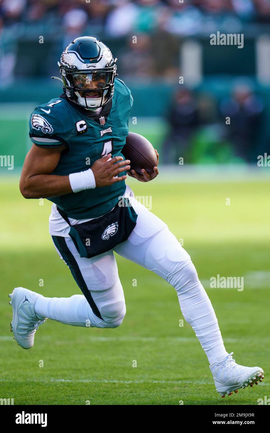 Philadelphia Eagles quarterback Jalen Hurts (1) in action during the ...