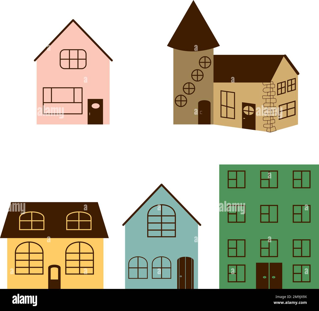 Manor house farm Stock Vector Images - Alamy