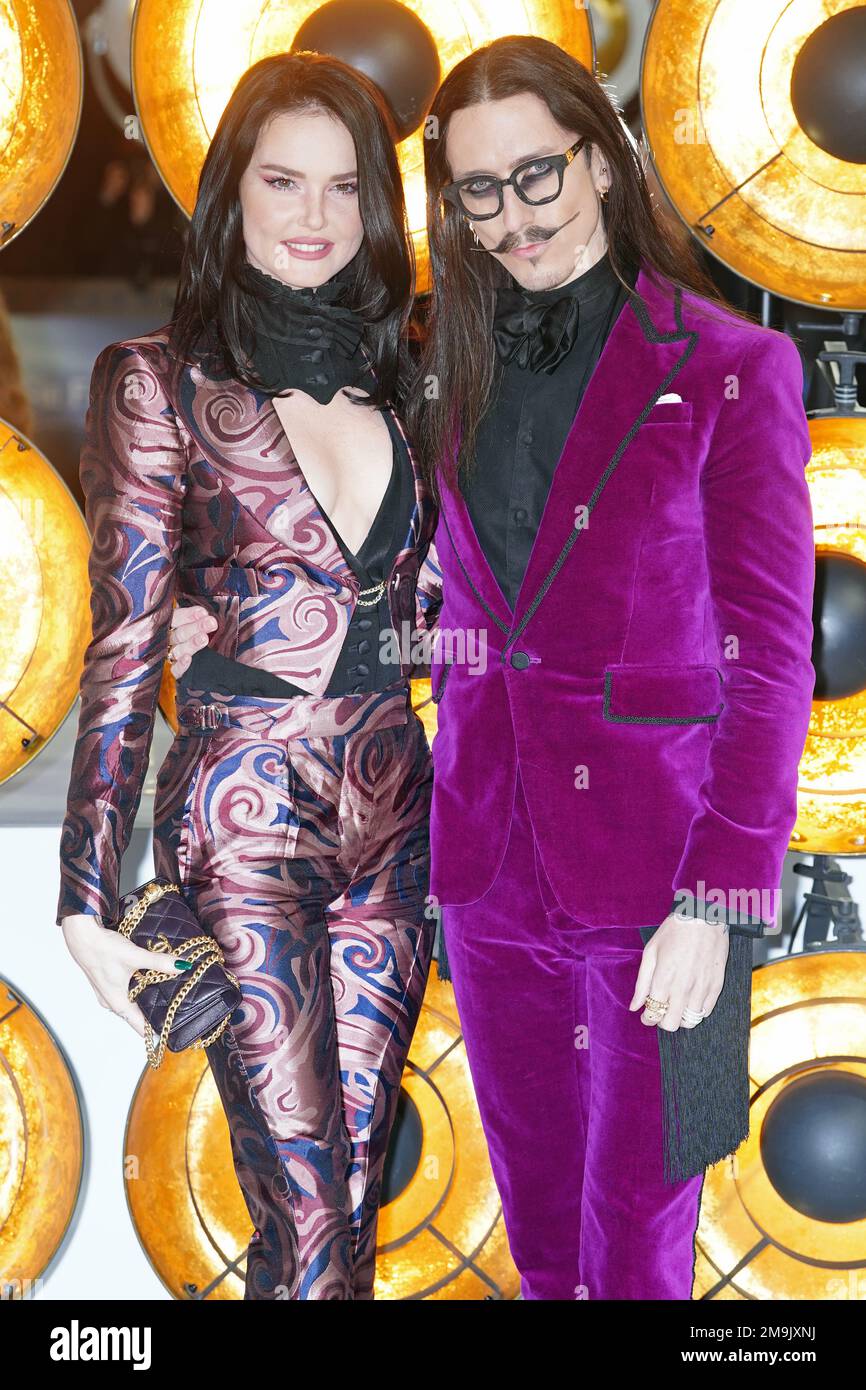 Joshua Kane (right) attends The Fabelmans premiere at Curzon Mayfair ...