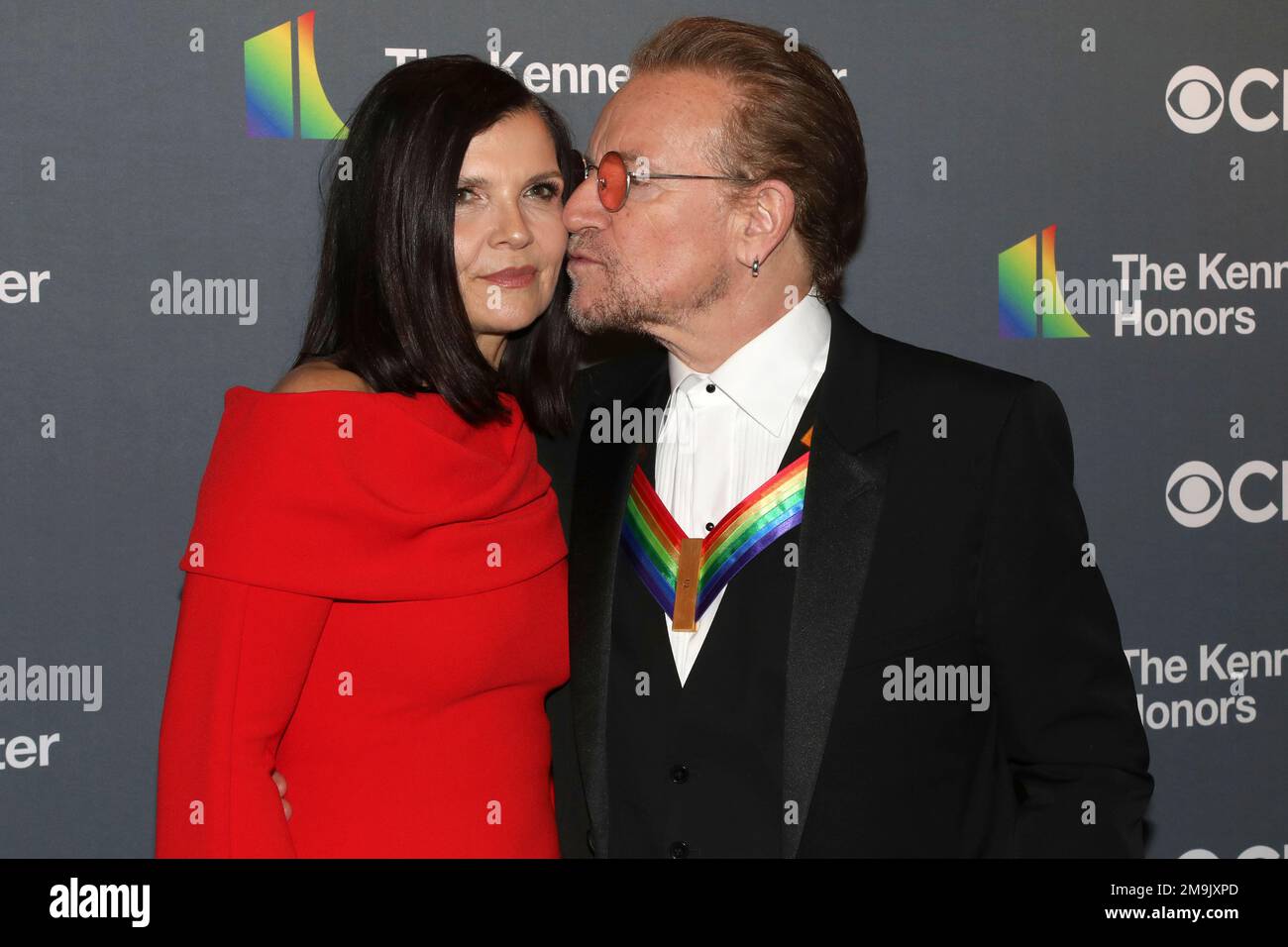 2022 Kennedy Center Honoree Bono of U2 and his wife, Ali Hewson, arrive ...
