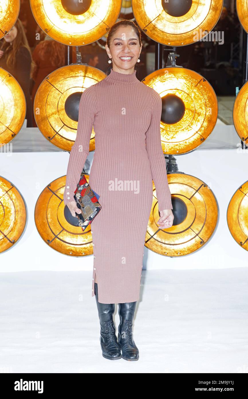 Seeta Indrani attends The Fabelmans premiere at Curzon Mayfair, London ...