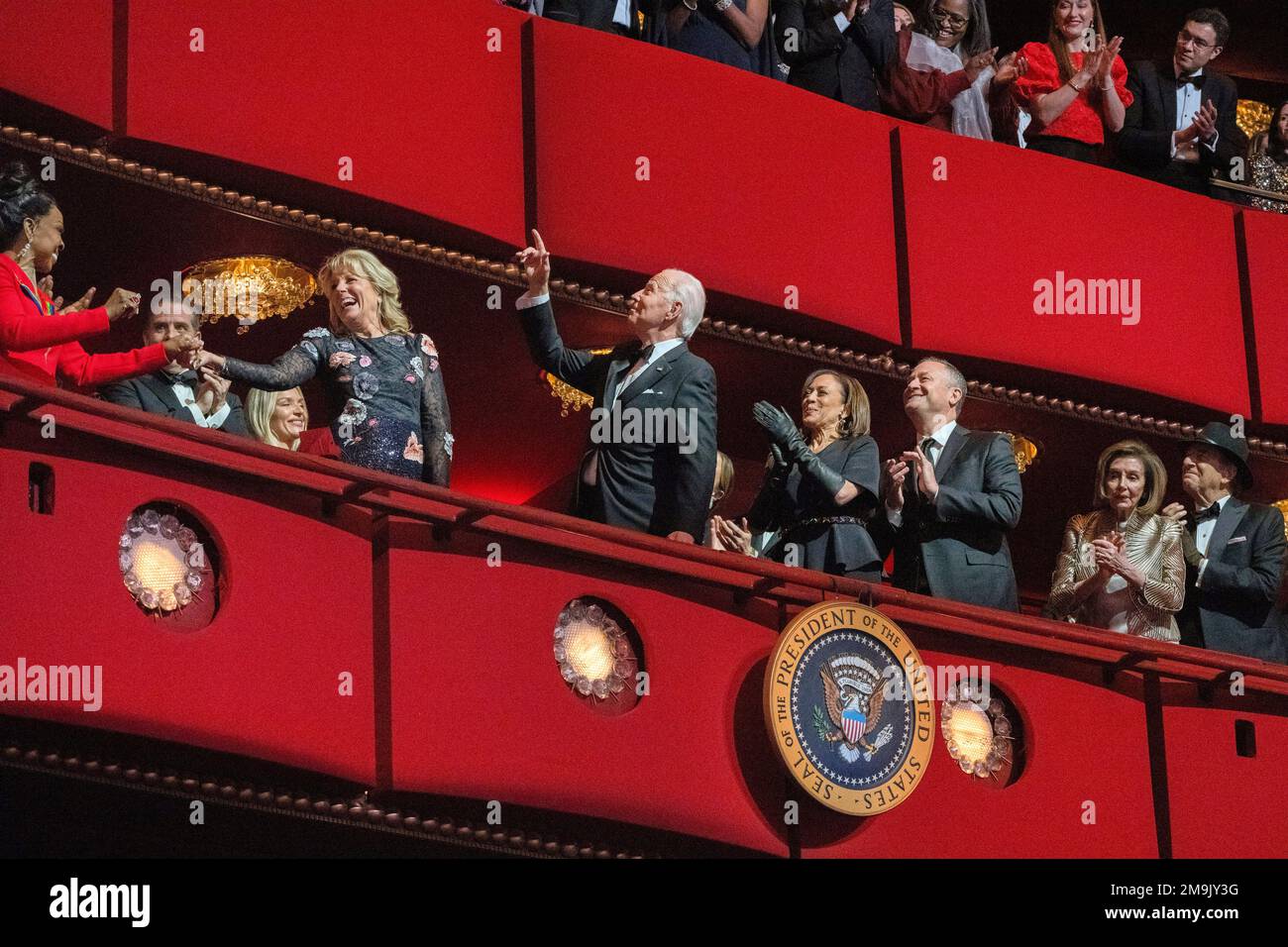 Speaker Pointing To Crowd
