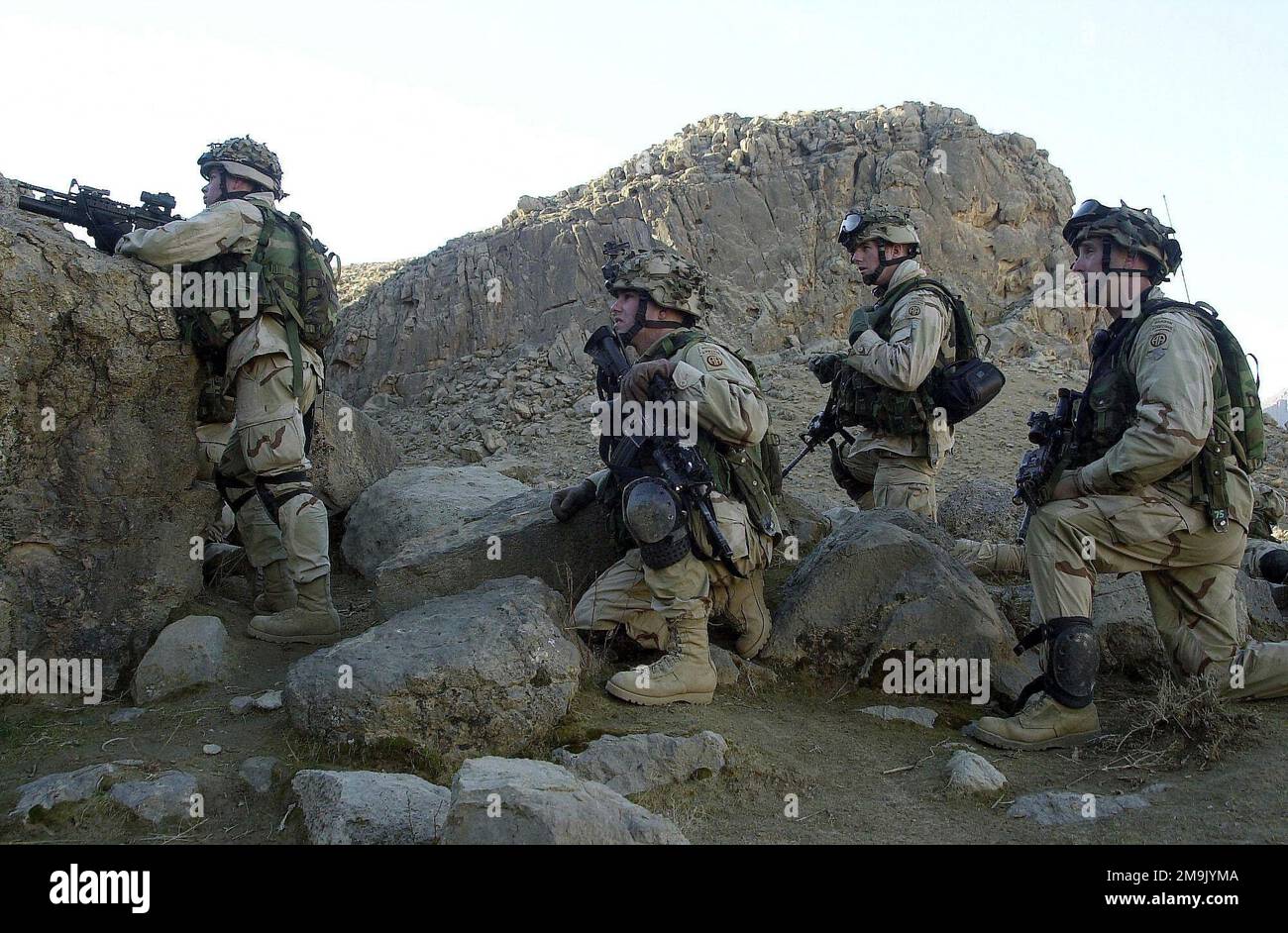 Soldiers of "A" Company, 2nd Battalion, 504th Parachute Infantry ...