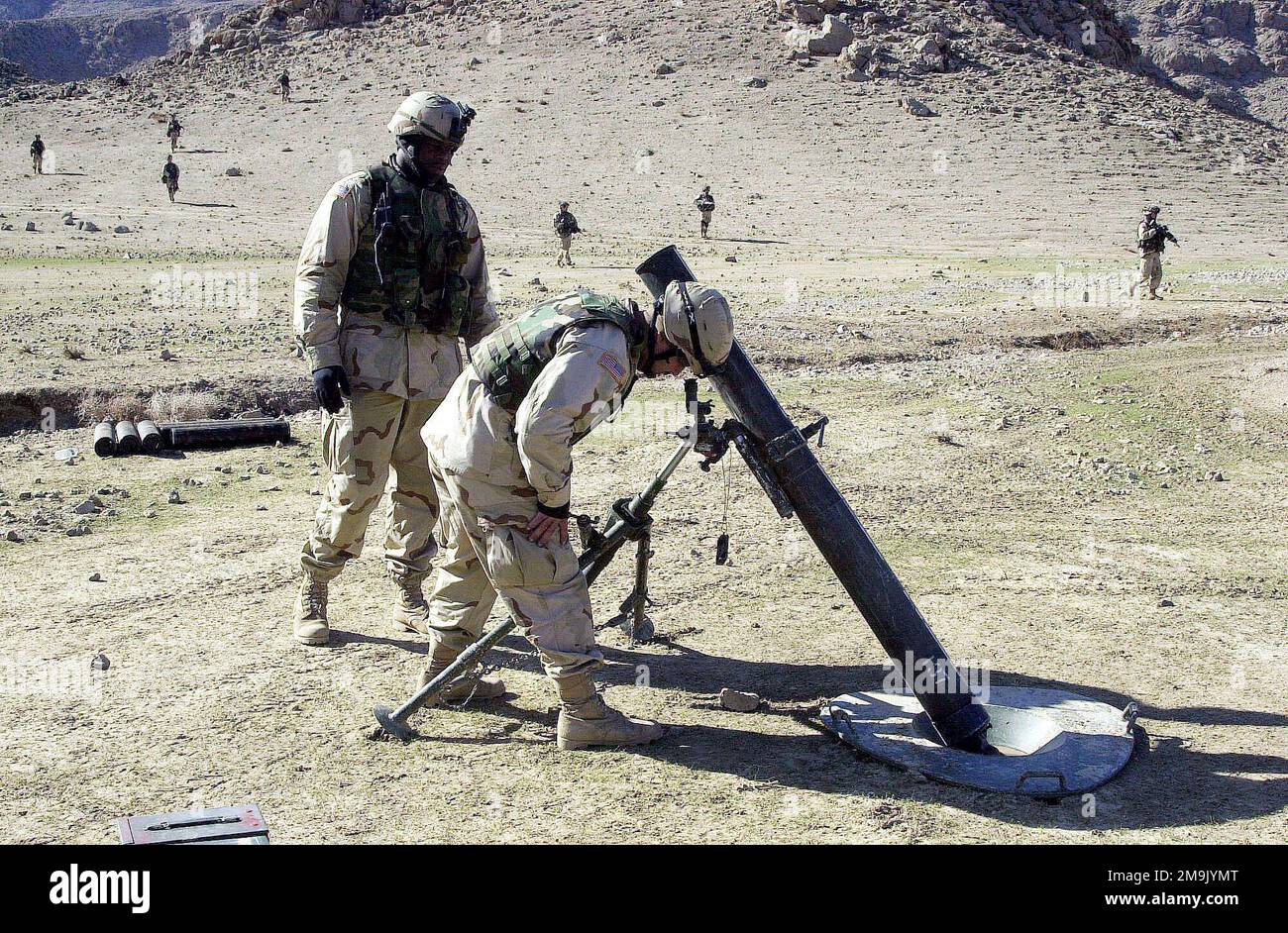 Soldiers of Task Force Devil, attached to the 82nd Airborne Division ...