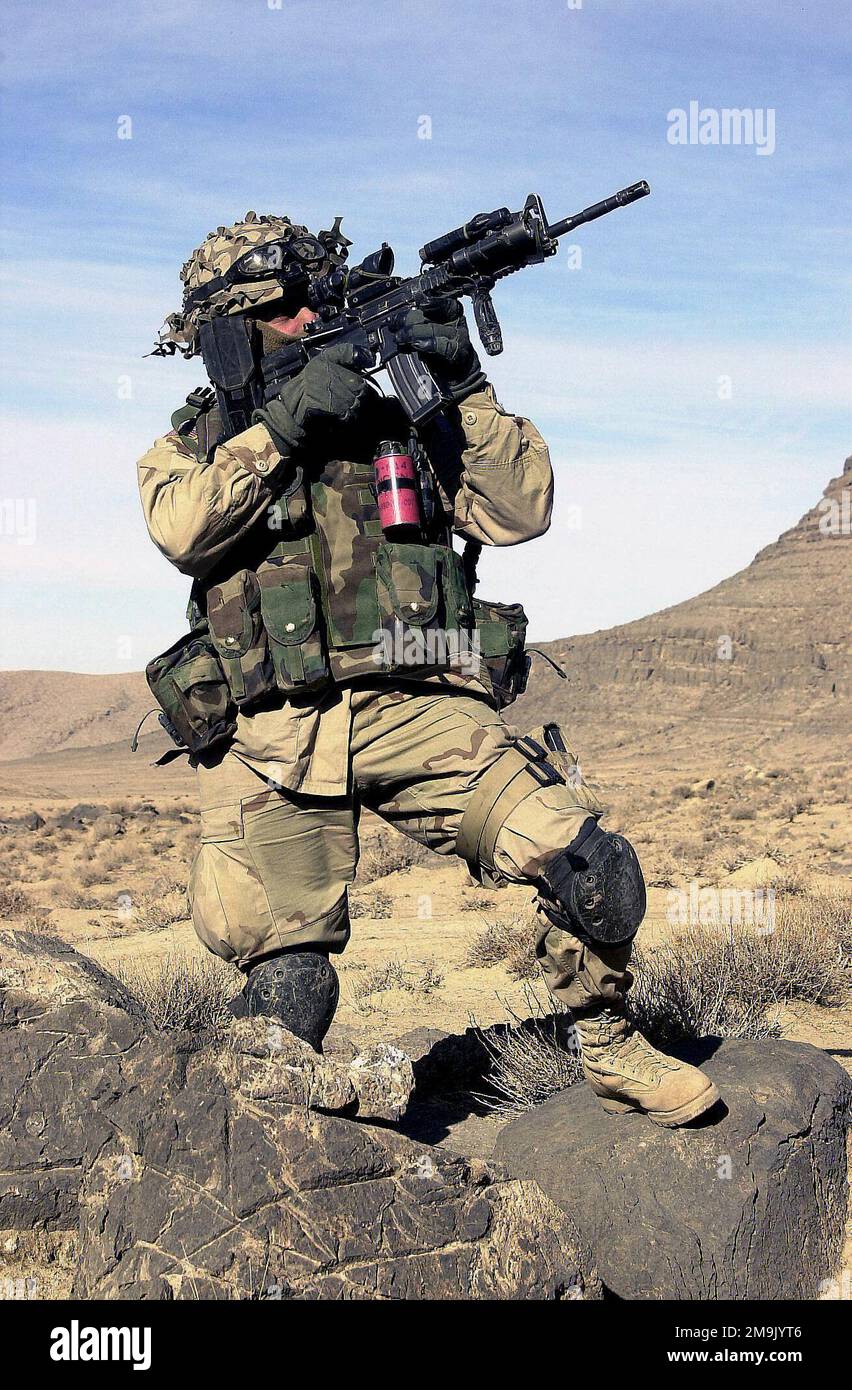 A Soldier from "A" Company, 2nd Battalion, 504th Parachute Infantry ...