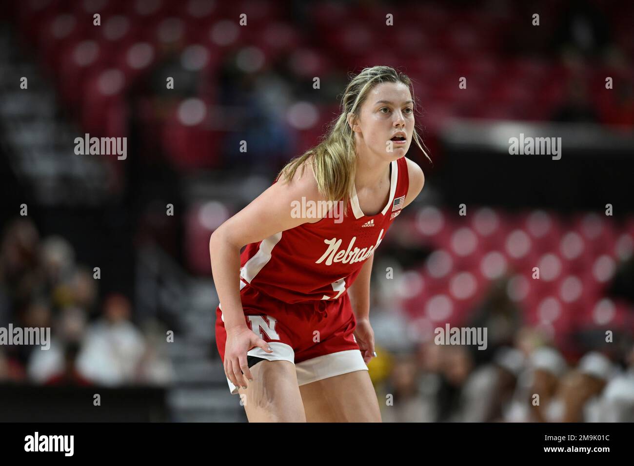 Nebraska's Allison Weidner in the second half of an NCAA college ...