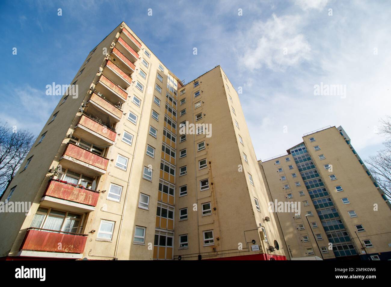 Tower block flats in Ferrers Close Coventry that are are under threat ...