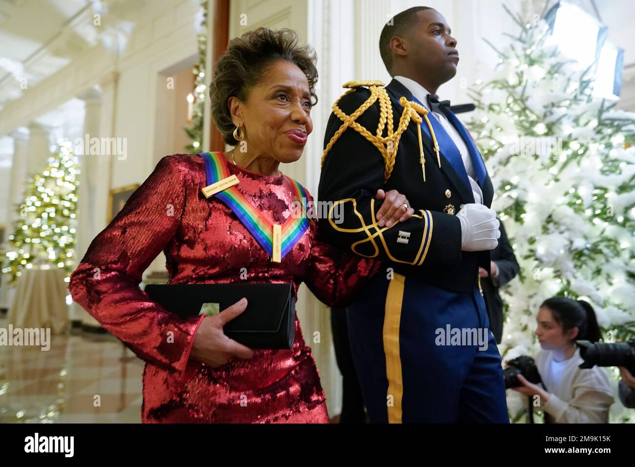 Composer and conductor Tania León arrives to attend the Kennedy Center ...