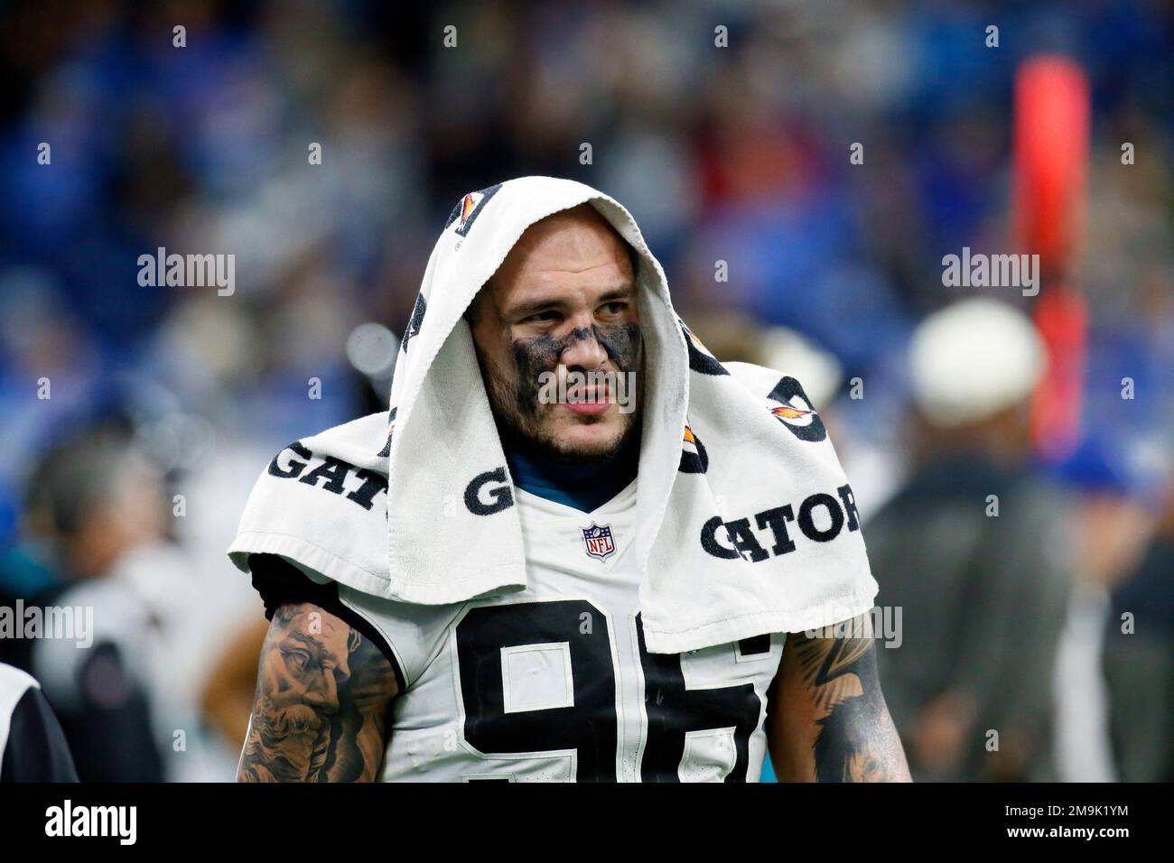 Jacksonville Jaguars defensive end Adam Gotsis walks off the field ...