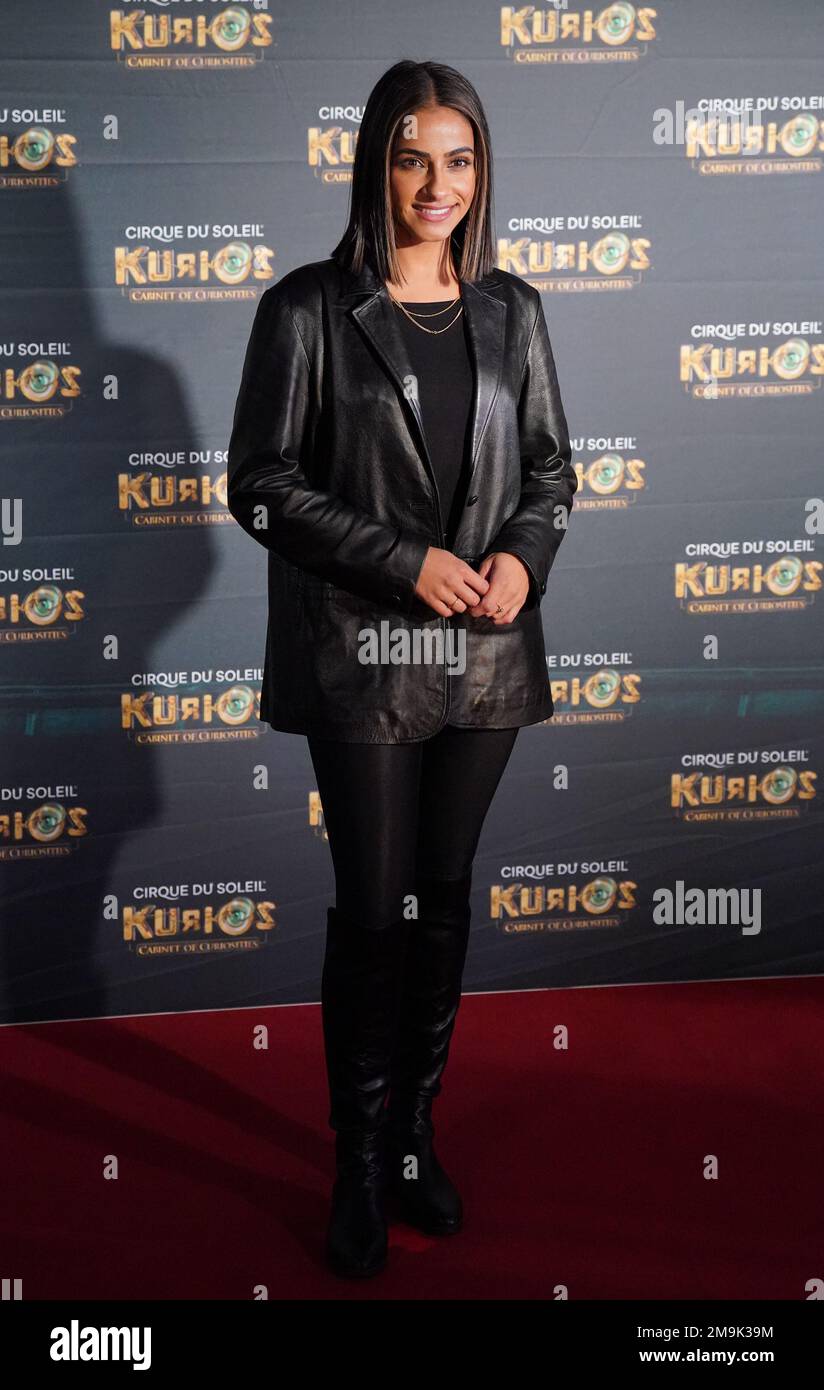 Mandip Gill attends the premiere of Cirque du Soleil's Kurios: Cabinet ...