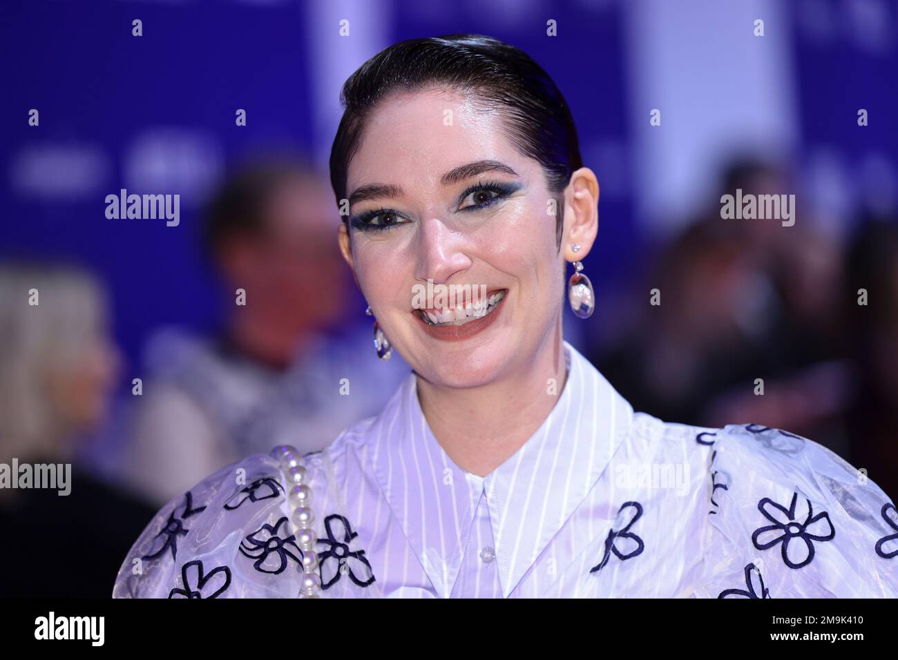 Kathryn Ferguson poses for photographers upon arrival for 'The British ...