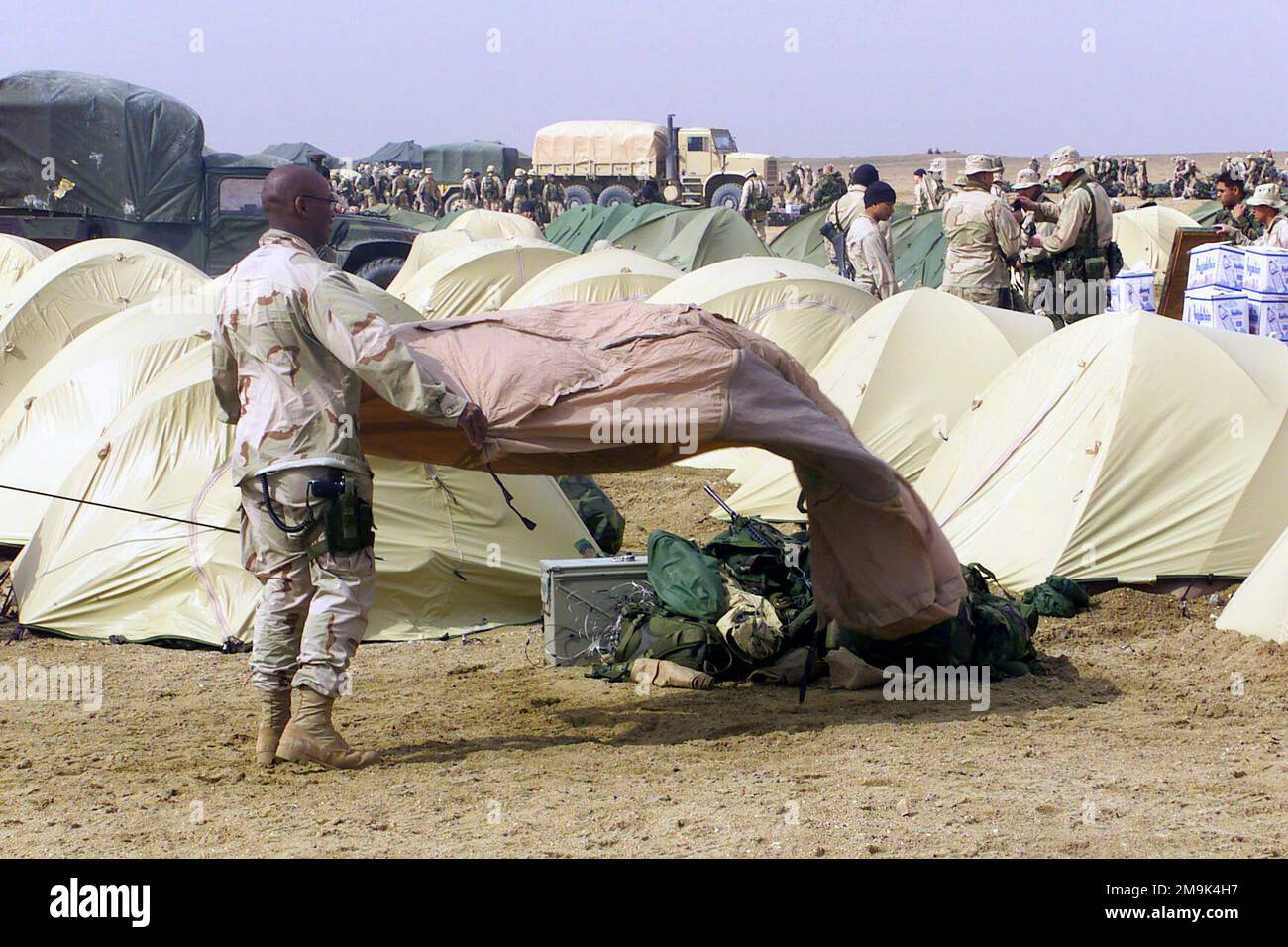 A US Marine with the 2nd Battalion, 5th Marine Regiment, 1ST Marine ...