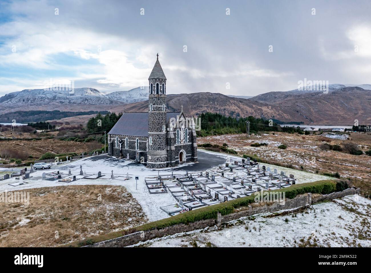 Church of the Sacred Heart, Dunlewey close to Mount Errigal in County ...