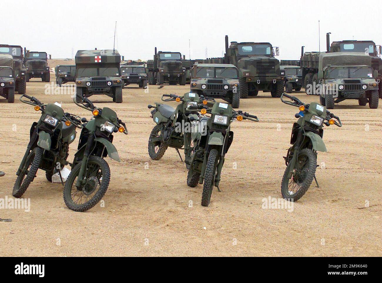 Equipment enablers from the 5th Marine Regiment, 1ST Marine Division ...