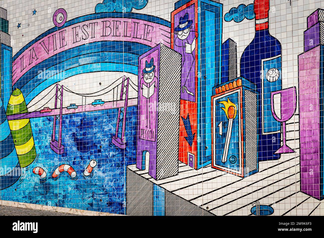 Street Art, Lisbon, Portugal Stock Photo - Alamy