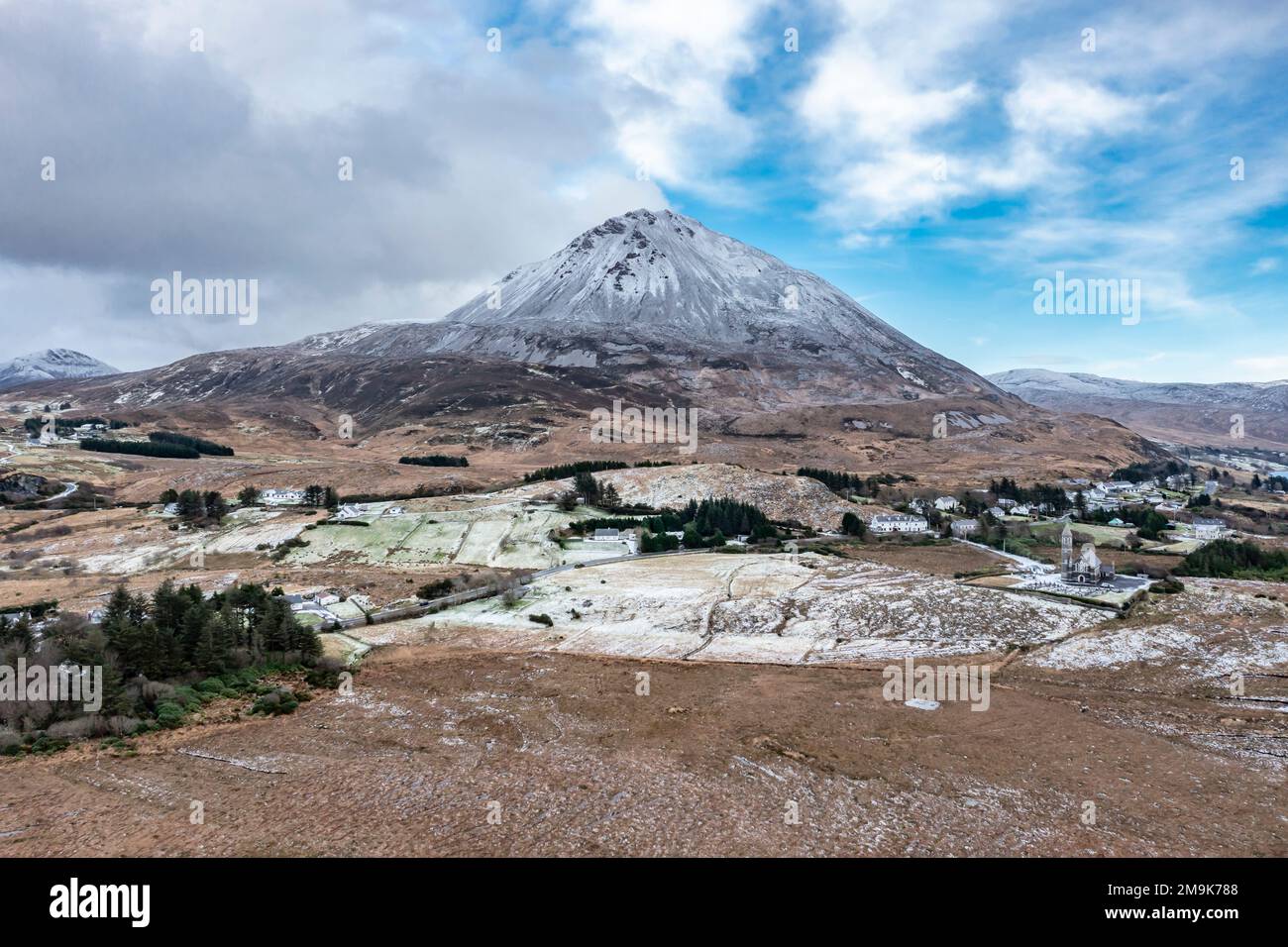 Church of the Sacred Heart, Dunlewey close to Mount Errigal in County ...
