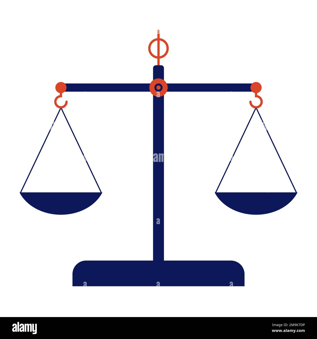 A vector design of Flat libra icon on white background Stock Vector ...