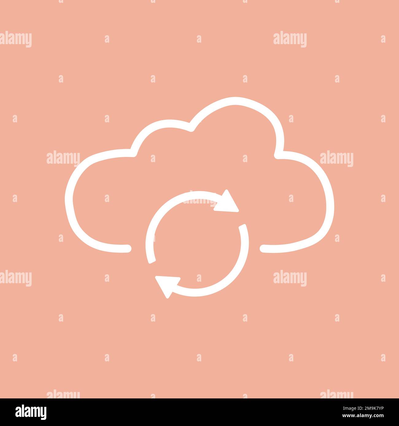 a cloud vector reload concept Stock Vector Image & Art - Alamy