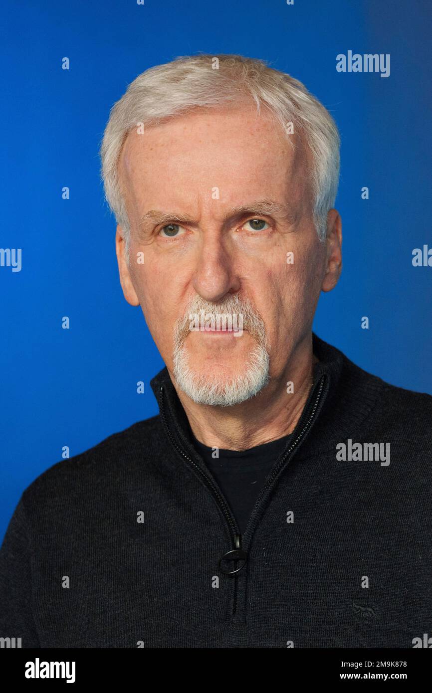 James Cameron poses for photographers during a photo call for the film ...